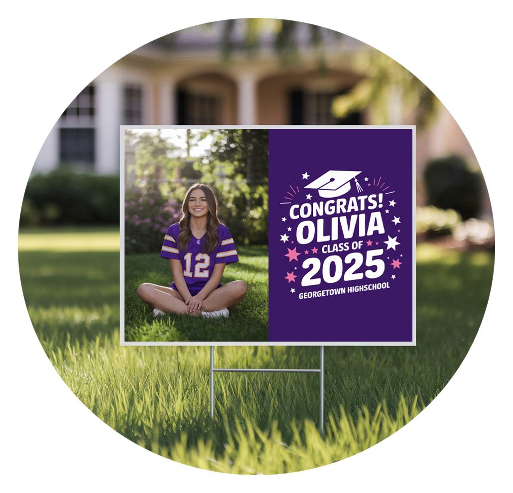 Custom Graduation Yard Signs | Personalized Grad Signs | CopperheadSigns